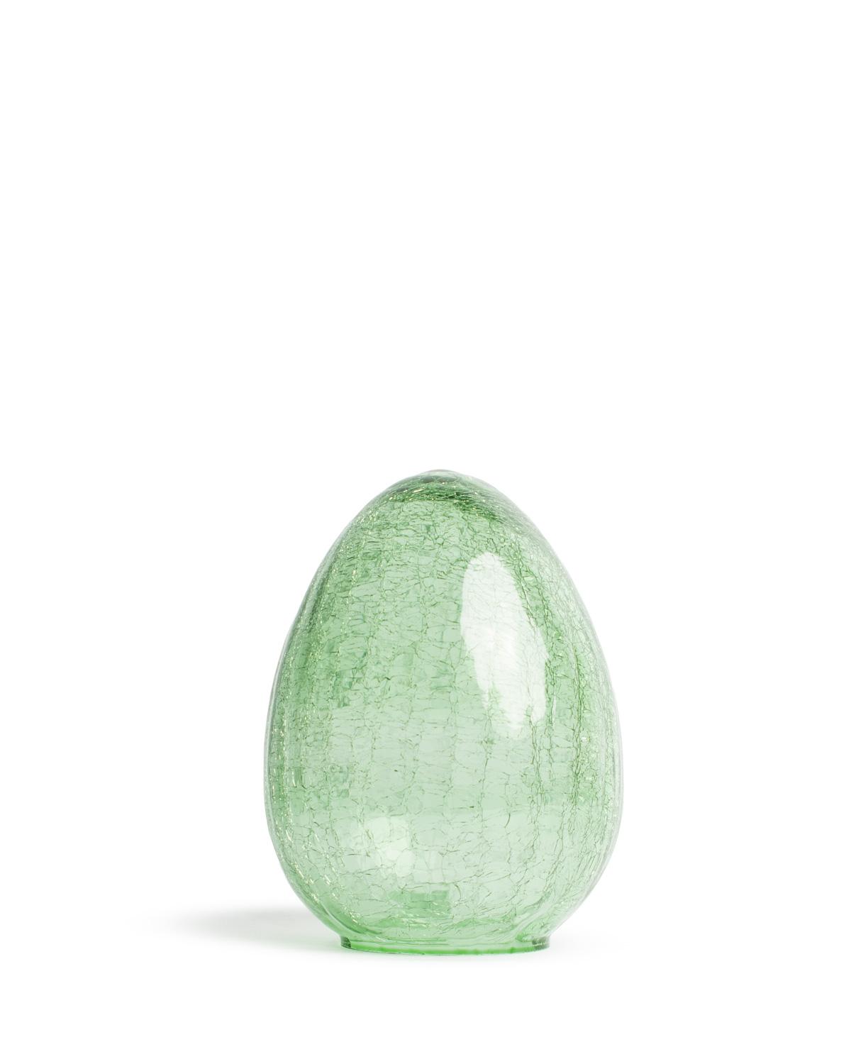Amelia Glass Egg in Green 6x8 | The Royal Standard